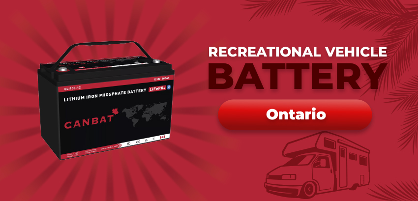 Lithium RV Battery Ontario- Canadian LiFePO4 in Ontario